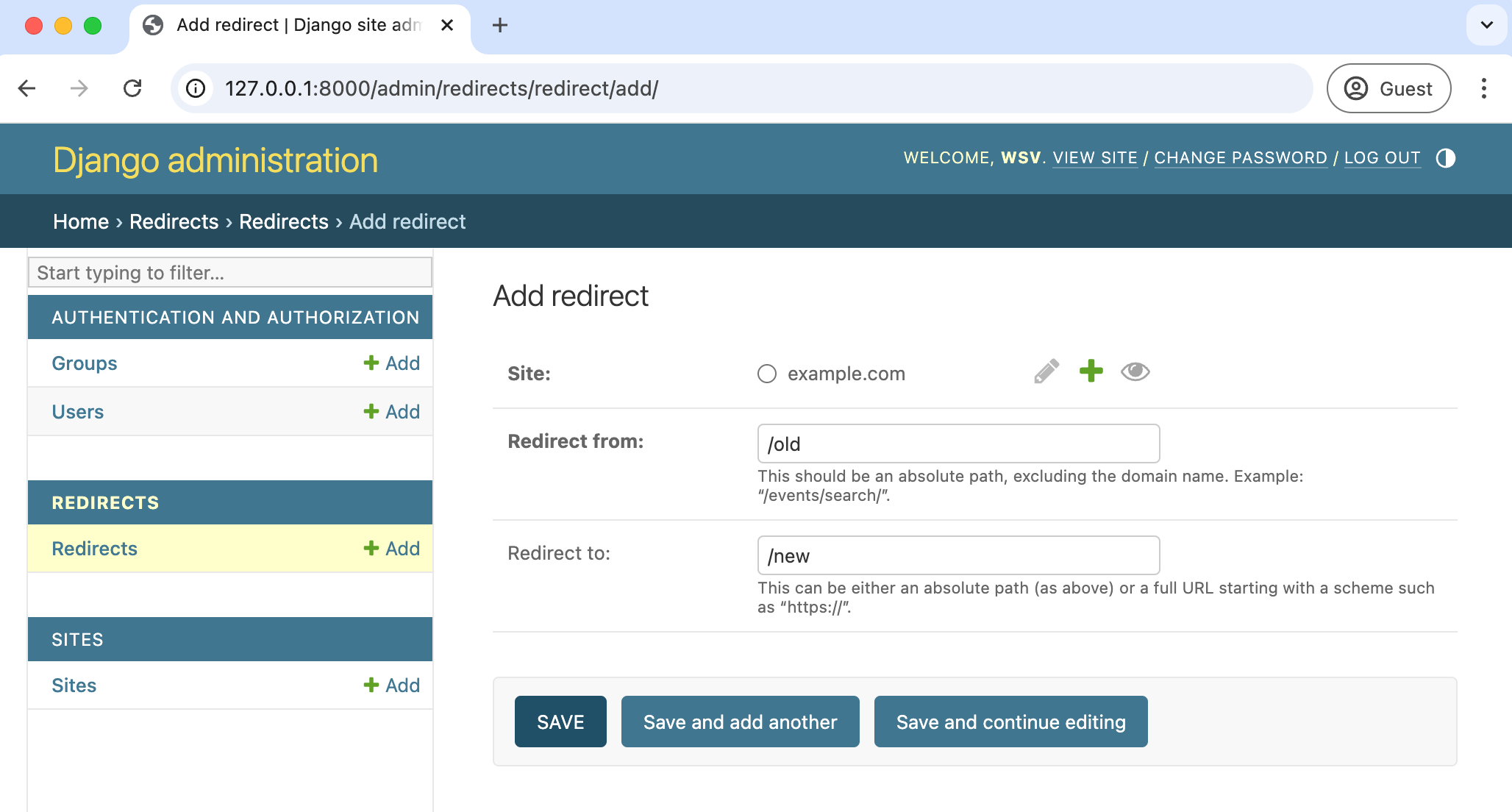 Django Redirects App Tutorial | LearnDjango.com Django Redirects App Tutorial | LearnDjango.com